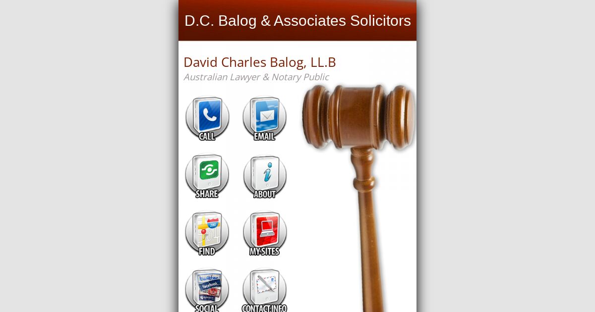 David Charles Balog, LL.B | SavvyCard®