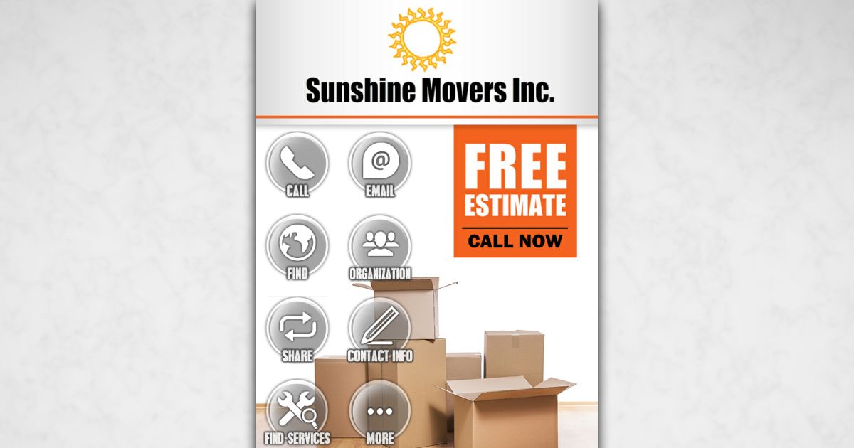 Sunshine Movers Inc|Pinellas County| Moving Services | SavvyCard®